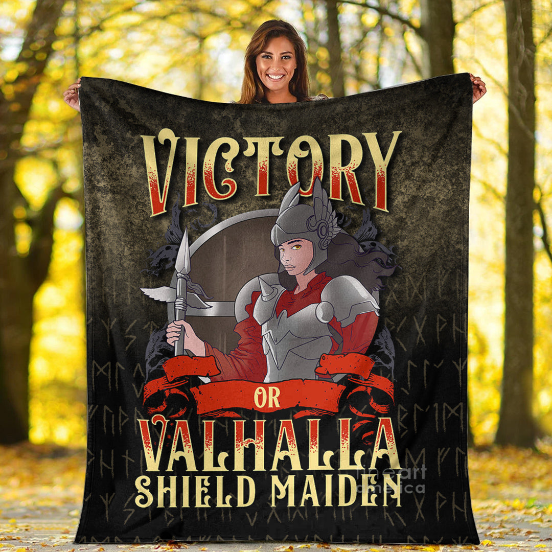 Viking Cute Victory Or Valhalla Shield Maiden Norse Viking Warrior ...