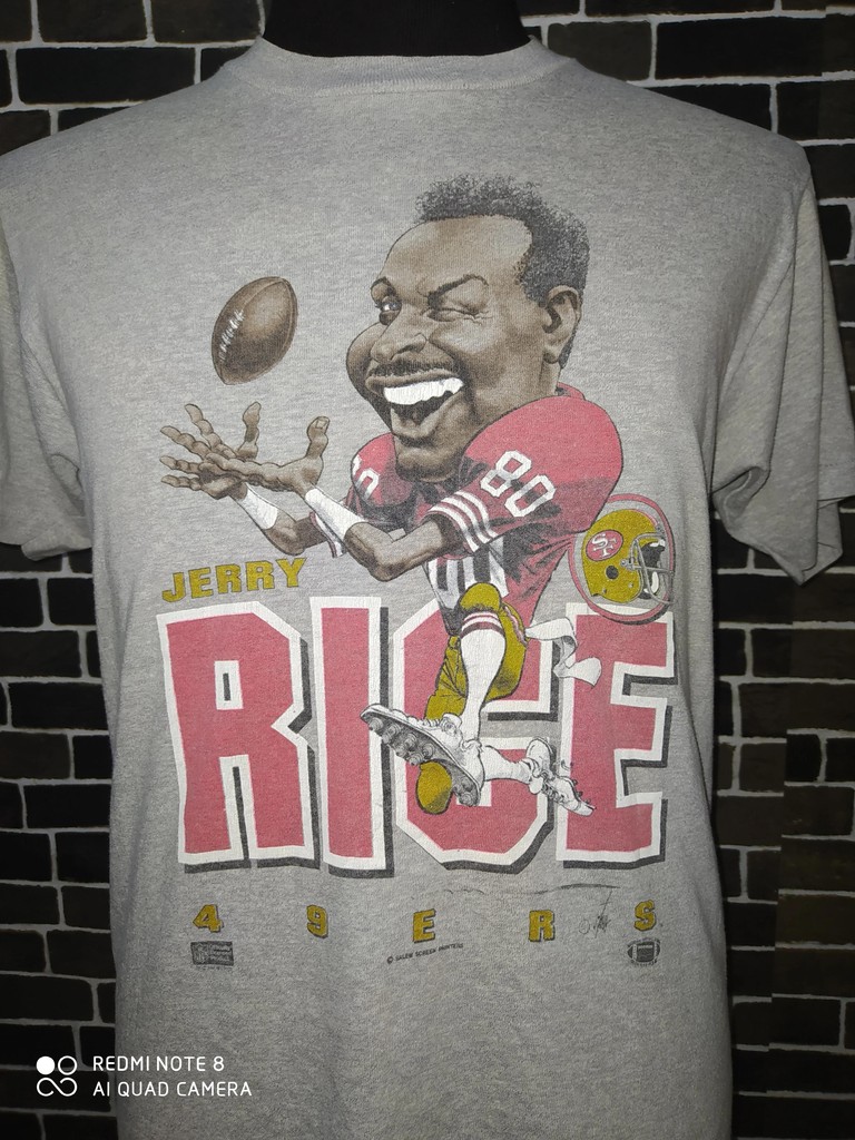 Vintage Style 90'S Jerry Rice NFL Tshirt Pullover Hoodie Crewneck ...