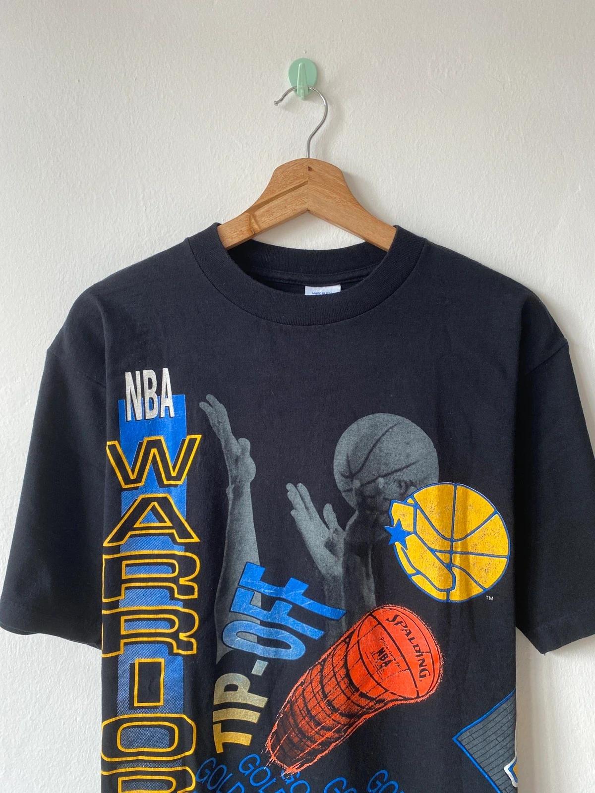 Vintage Style 90s Golden State Warriors Overprint Tshirt Hoodie ...