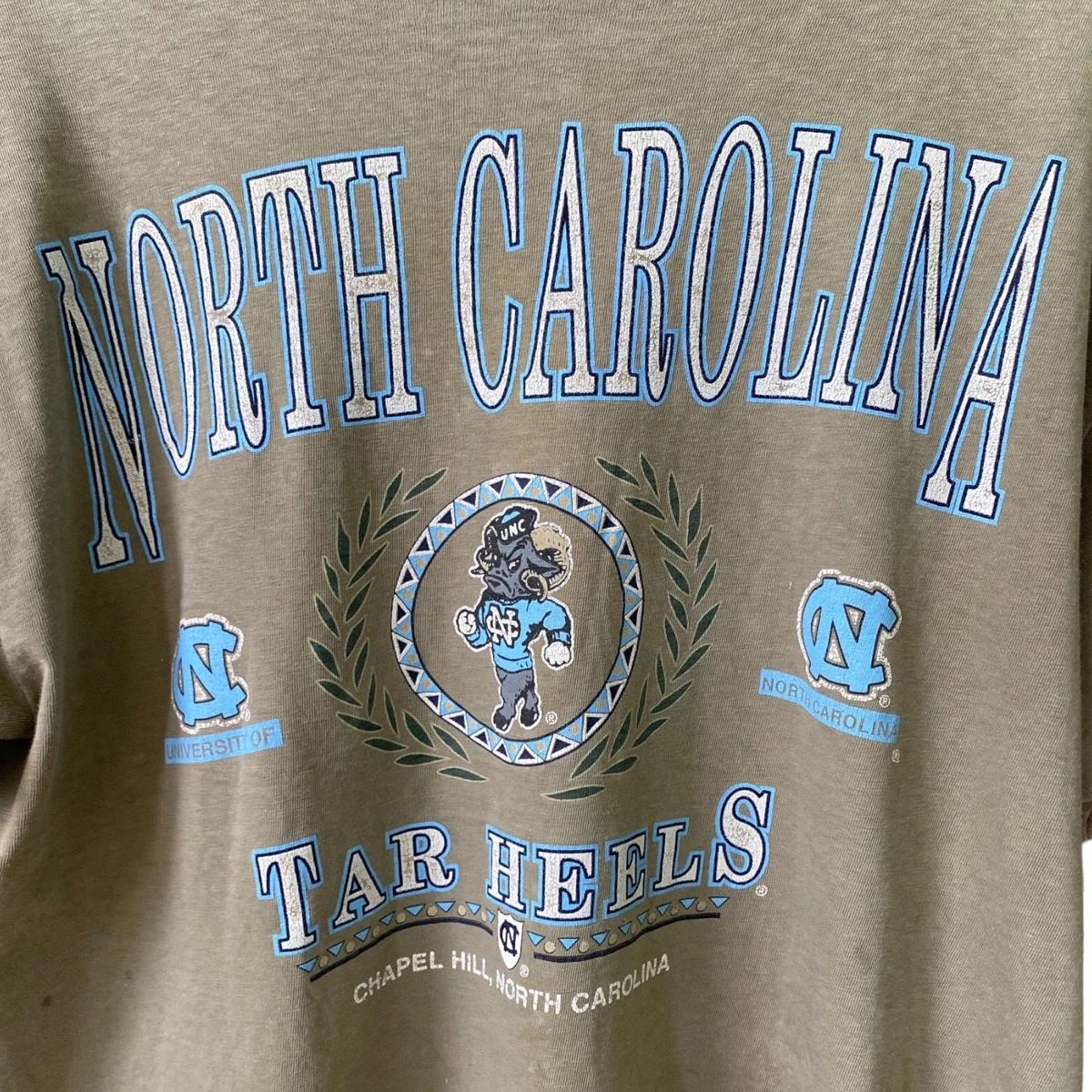 Vintage Style 90s NCAA Unc Carolina Tarheels T-Shirt Sweatshirt Hoodie ...