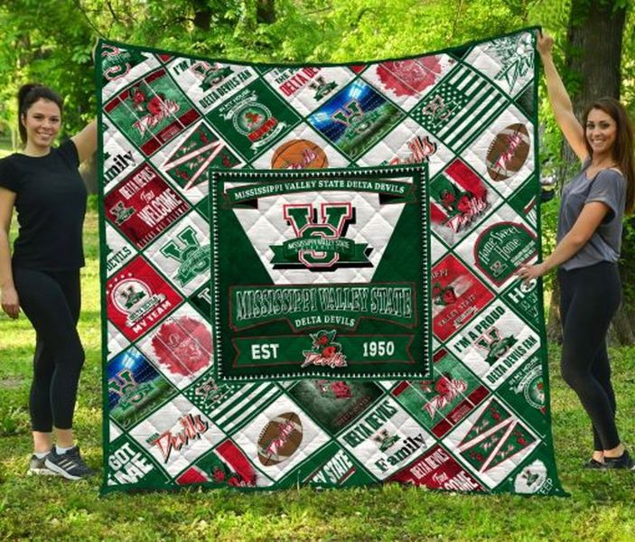 1950 Ncaa Mississippi Valley State Delta Devils Collection Quilt ...