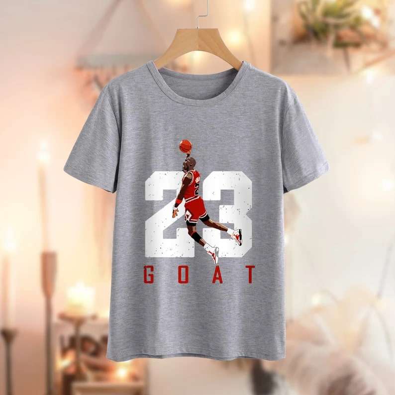 23 Goat Mj Jumpman Shirt - Bluefink