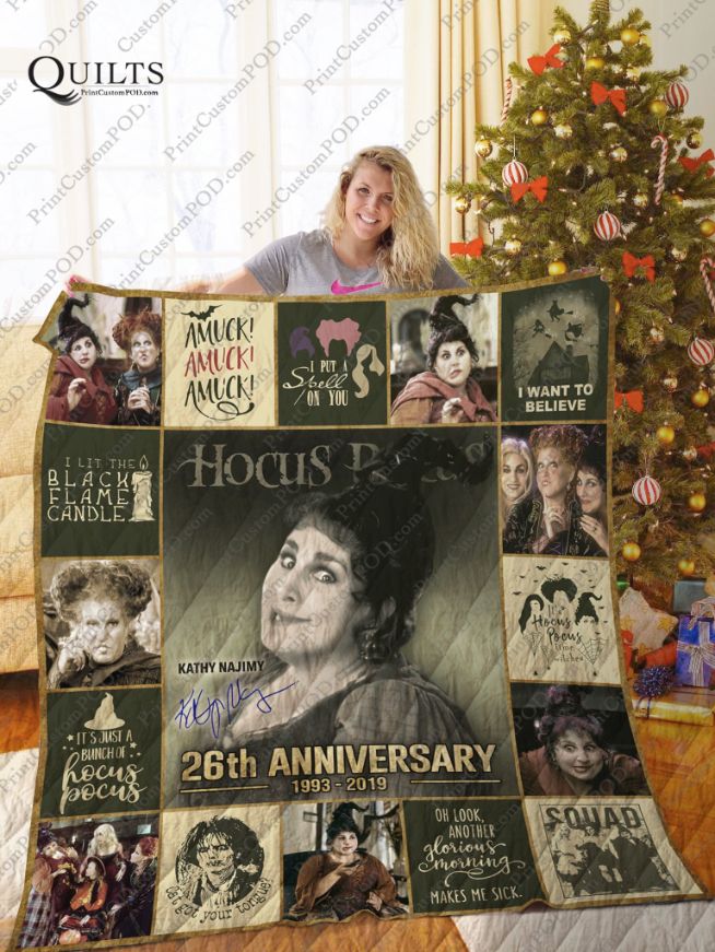 26th Anniversary Hocus Pocus Ver Quilt Blanket Bedding Set - Bluefink