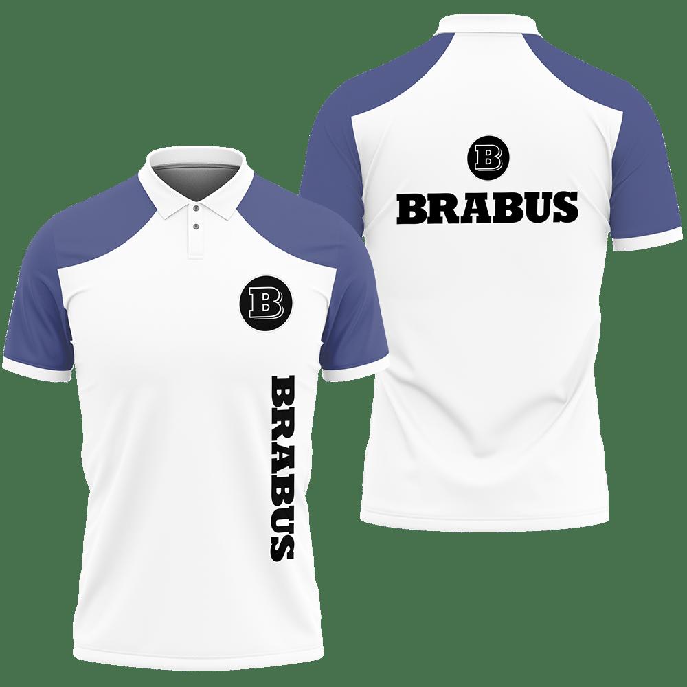 3D Printed Brabus Nct-Lt Polo Shirt Ver 1 (Blue) - Bluefink