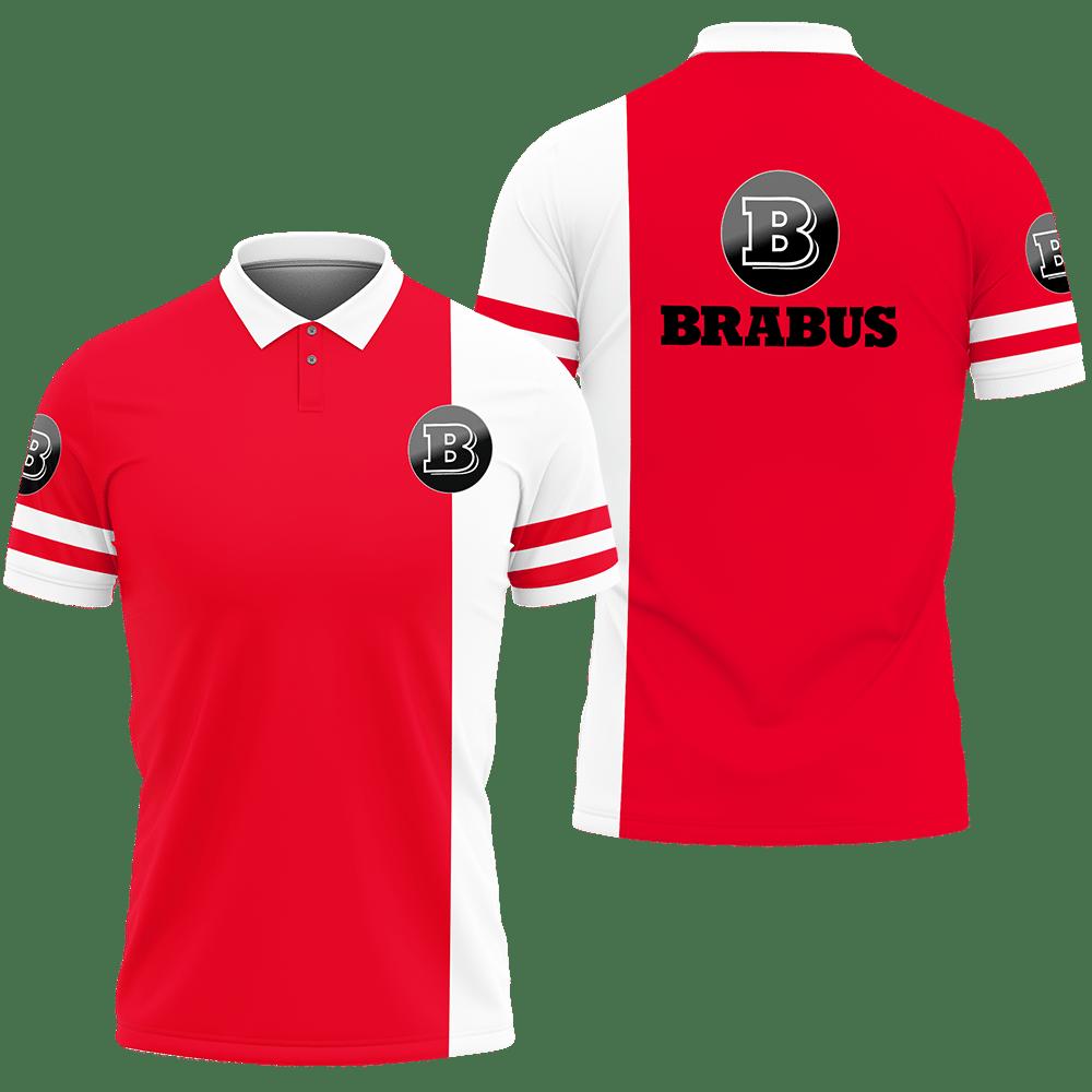 3D Printed Brabus Nct-Va Polo Shirt Ver 2 (Red) - Bluefink