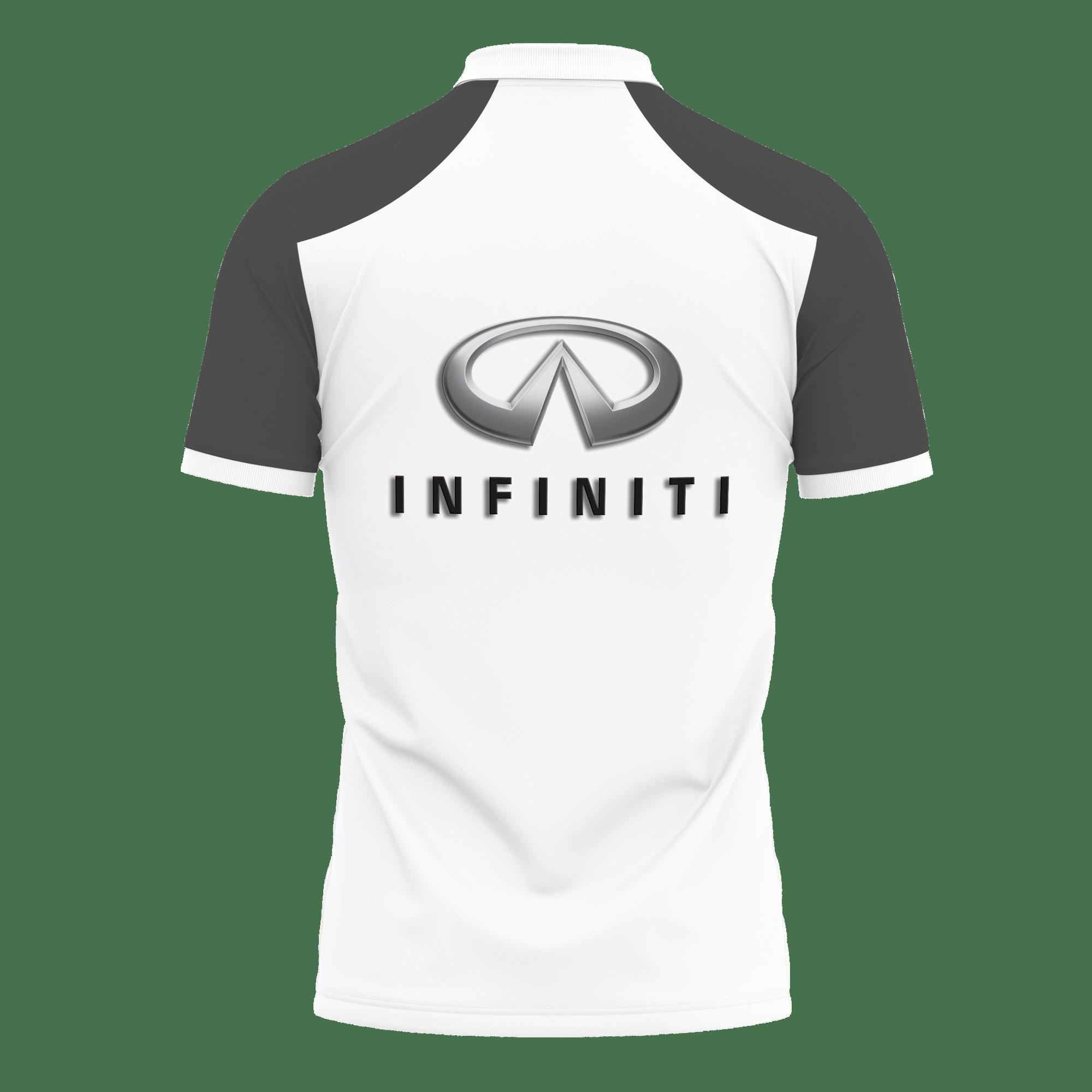 3D Printed Infiniti An-Va Polo Shirt Ver 2 (Grey) - Bluefink