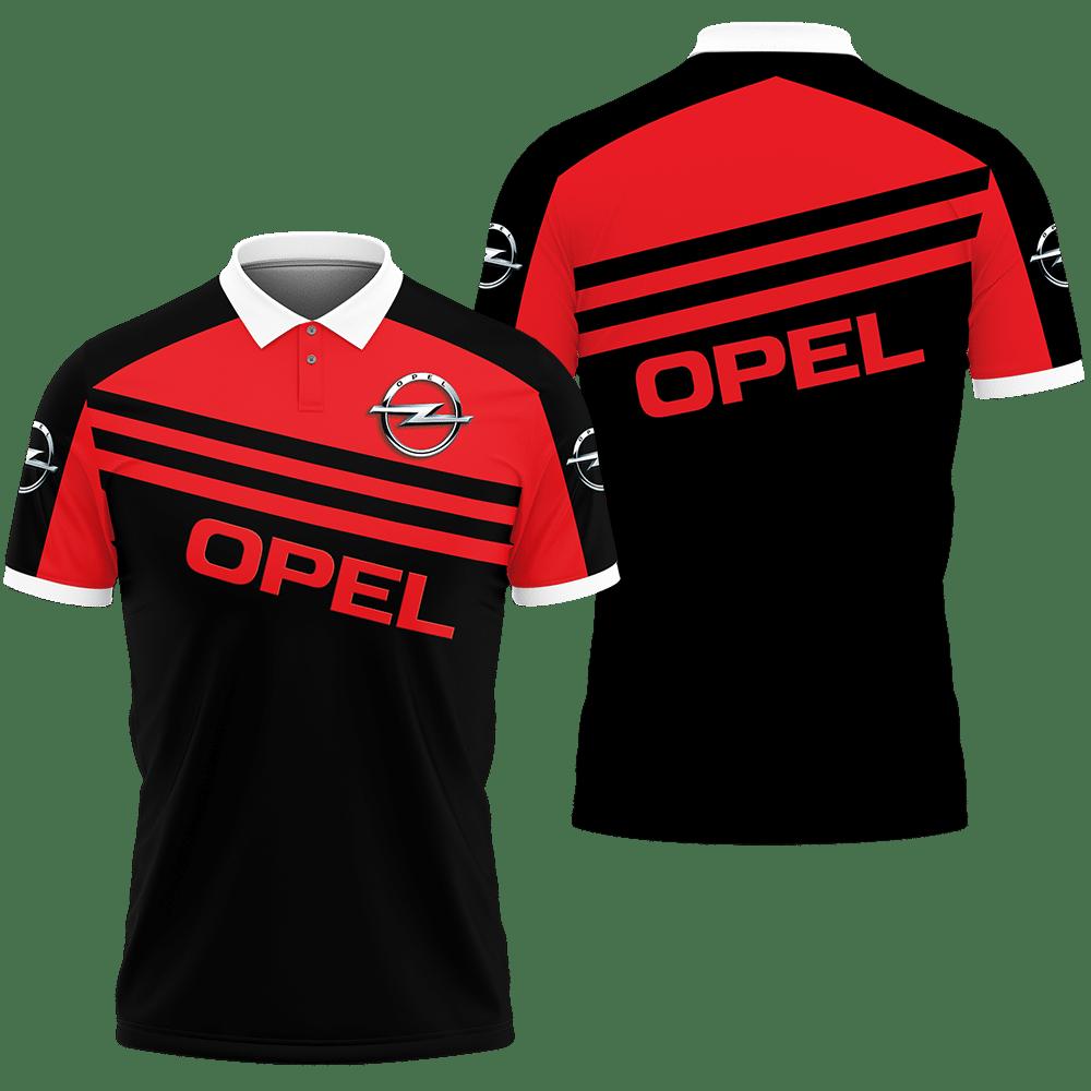 3D Printed Opel TTT-VA Polo Shirt Ver 2 (Red) - Bluefink