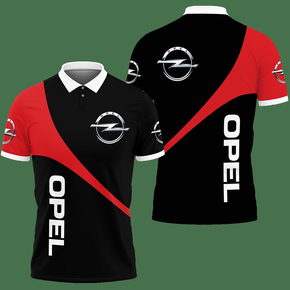3D Printed Opel Ttt-Hl Polo Shirt Ver 1 (Red) - Bluefink