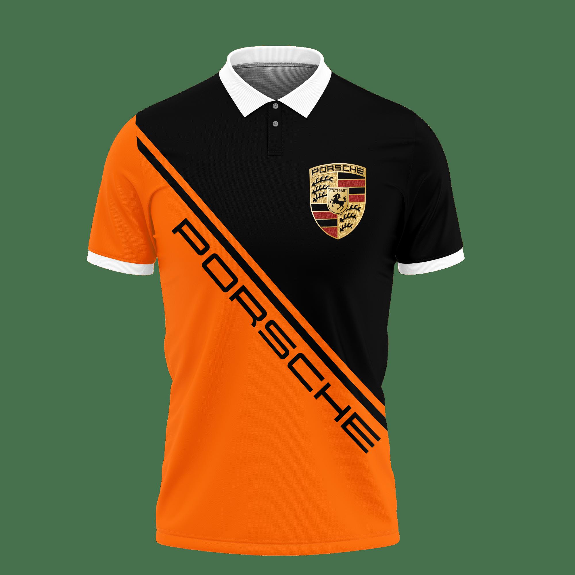 3D Printed Po An-Hl Polo Shirt Ver 1 (Orange) - Bluefink
