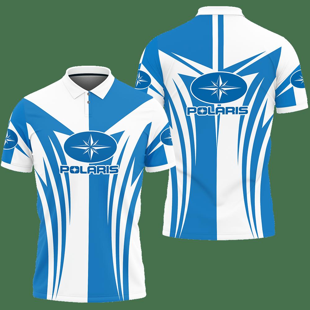 3D Printed Polaris Lph-Ht Polo Shirt Ver 2 (Blue) - Bluefink