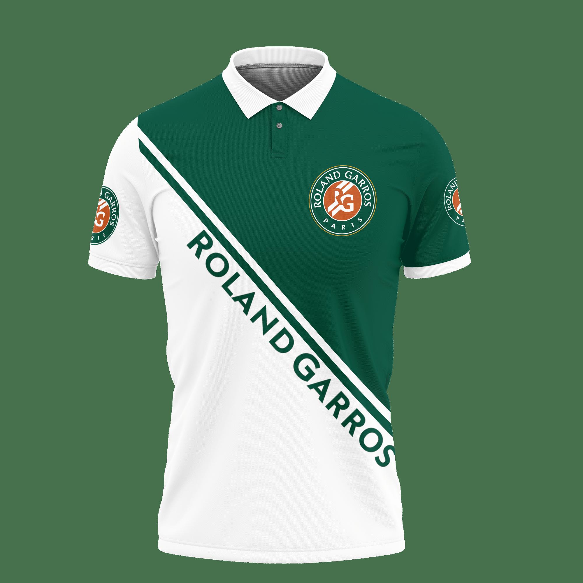 3D Printed Roland Garros Nqp-Ht Polo Shirt Ver 1 (Green) - Bluefink