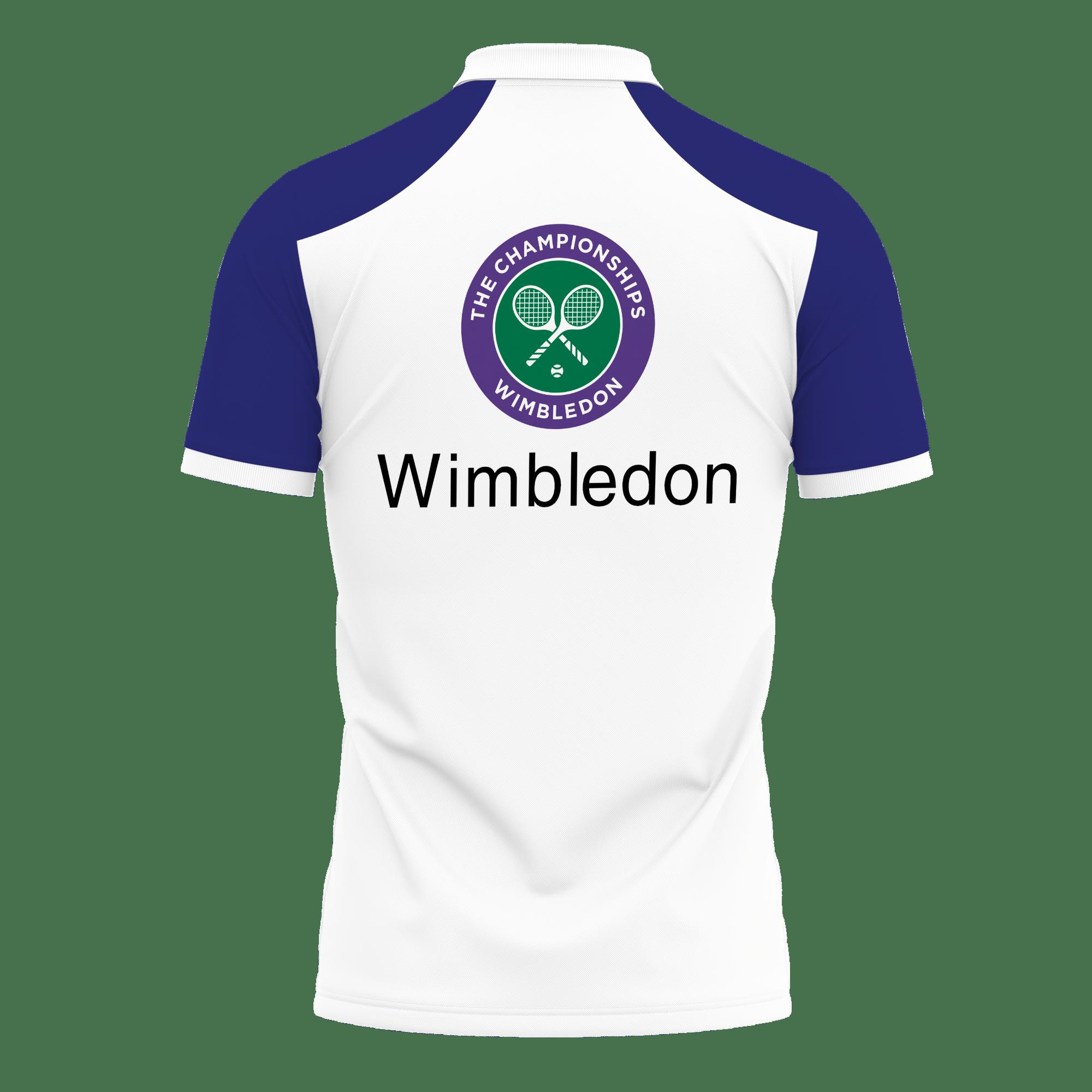 3D Printed Wimbledon Pvt-Lt Polo Shirt Ver 1 (Blue) - Bluefink