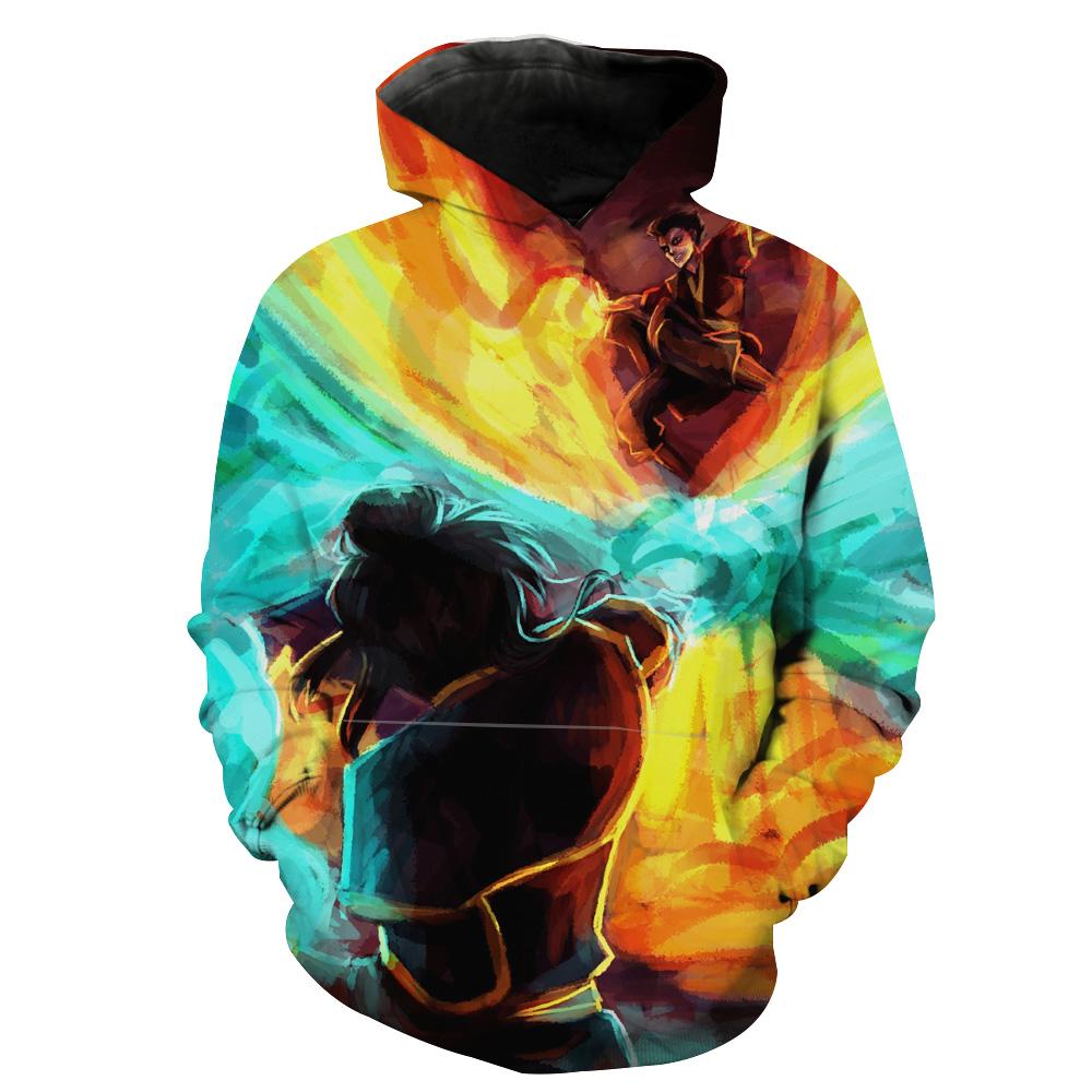 Azula Vs Zuko Epic Avatar The Last Airbender Hoodie 3D - Bluefink