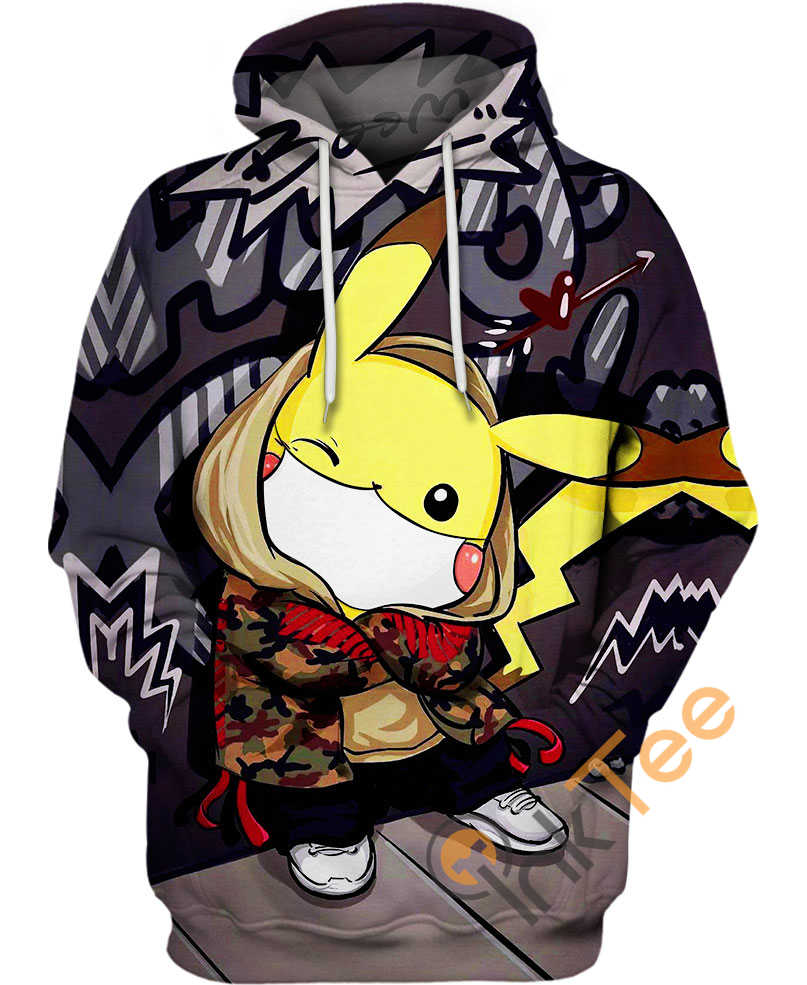 B-boy Pikachu Hoodie 3D - Bluefink