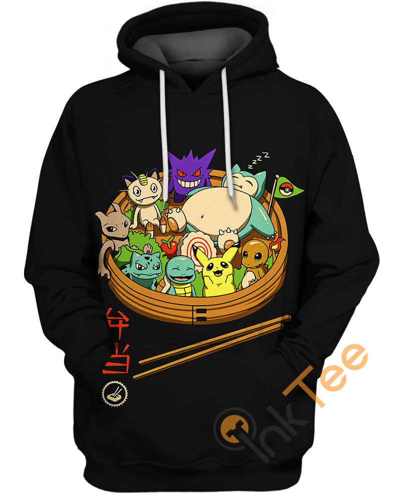 Bento Pokemon Hoodie 3D - Bluefink
