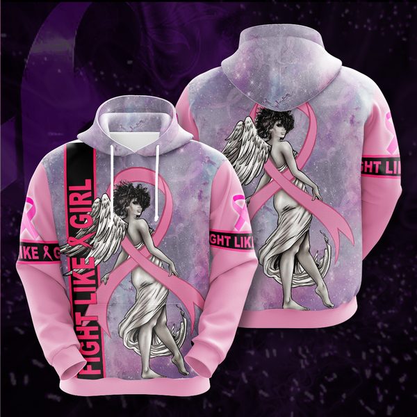 Breast Cancer Awareness Custom Hoodie 3D - Bluefink