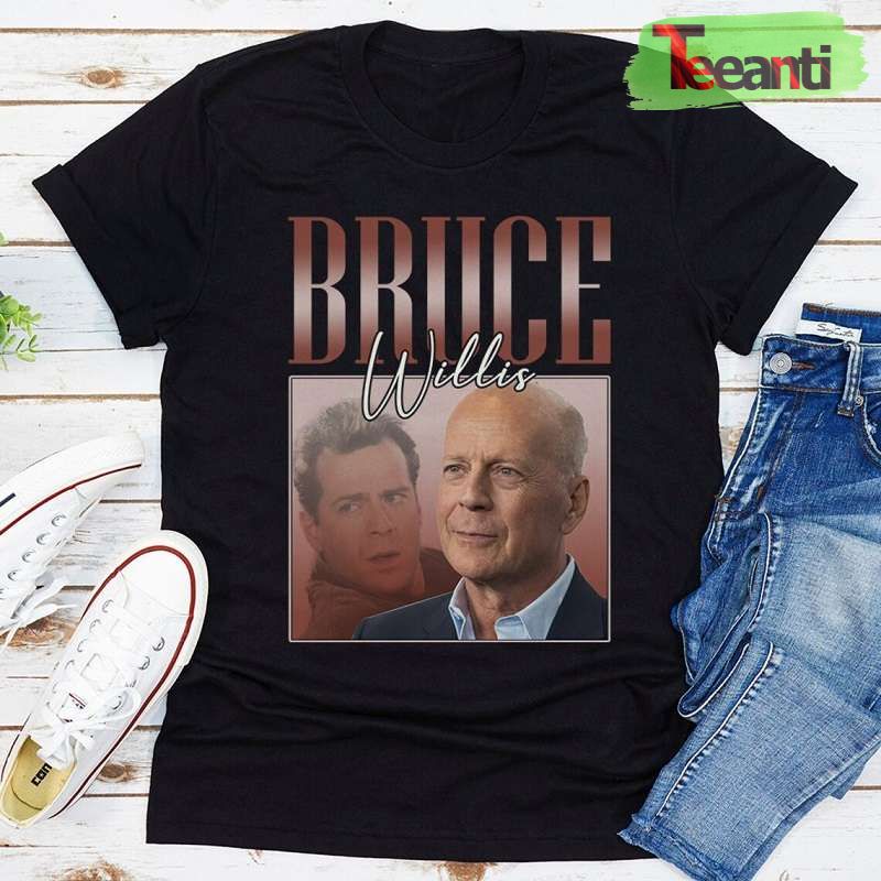 Bruce Willis Vintage Classic T-Shirt - Bluefink
