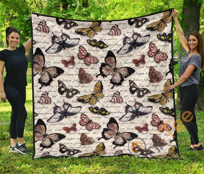 Butterfly Premium 4 Quilt - Bluefink