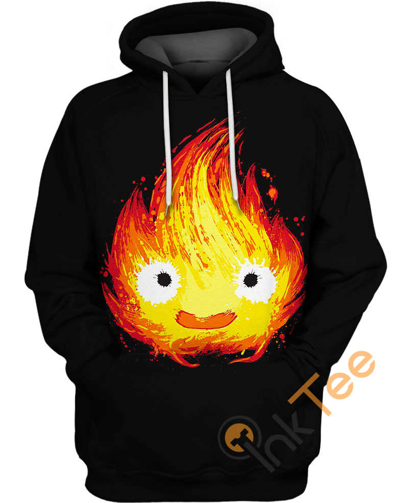 Calcifer Fire Demon Hoodie 3D - Bluefink