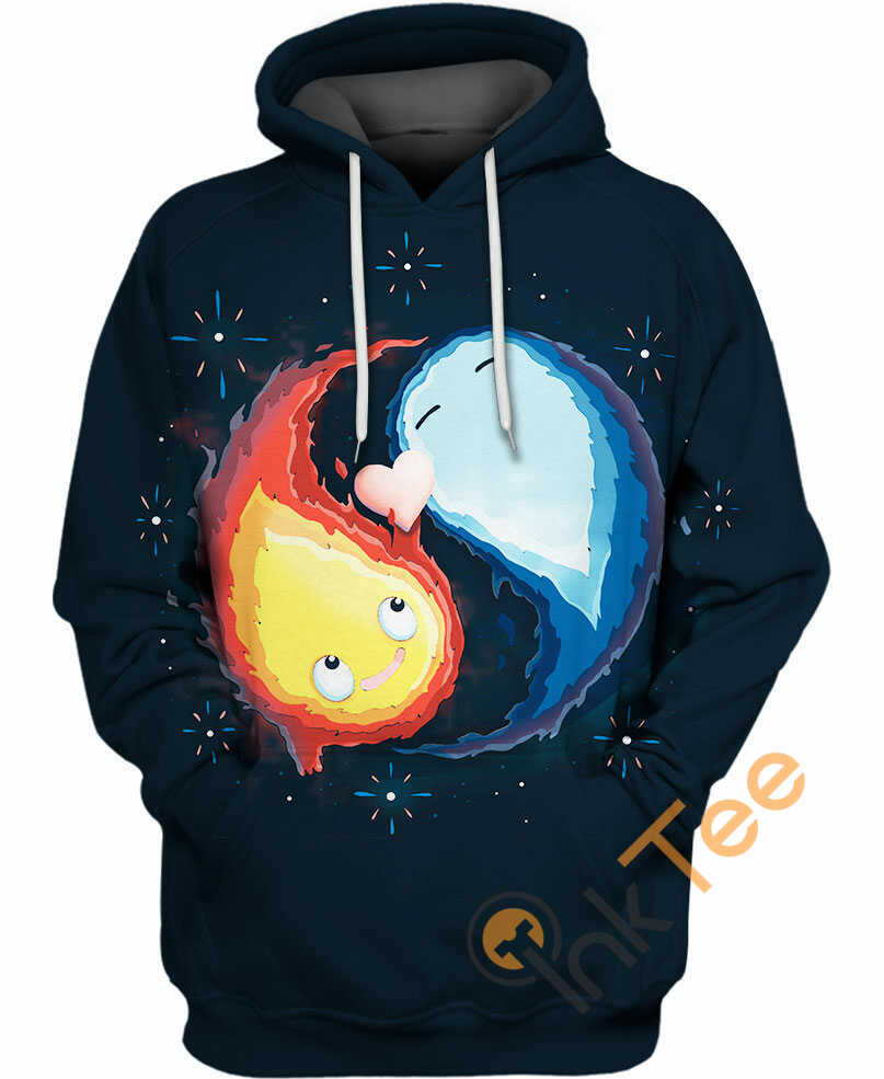Calcifer Life And Death Hoodie 3D - Bluefink