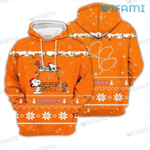 Clemson Hoodie 3D Snoopy Christmas Clemson Tigers Gift - Bluefink