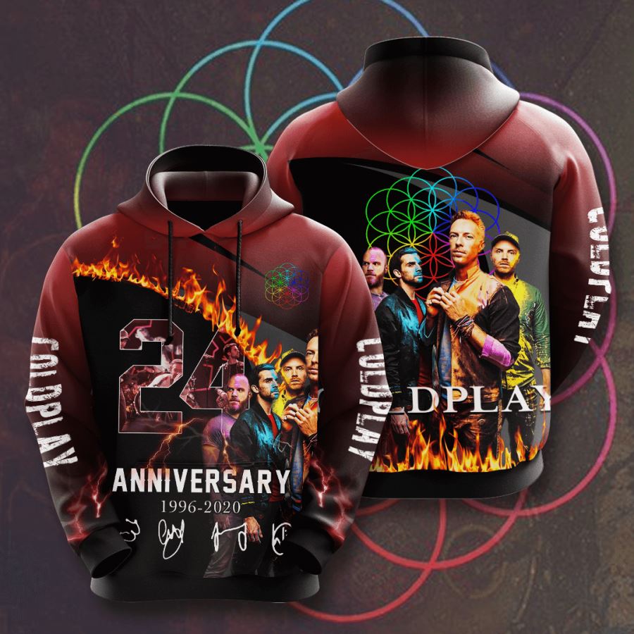 Coldplay Custom Hoodie 3D - Bluefink