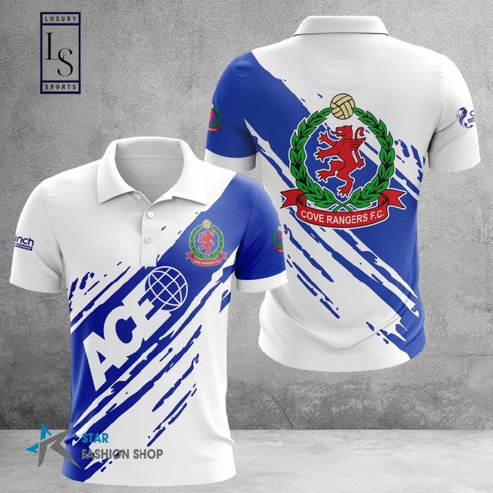 Cove Rangers FC Polo Shirt - Bluefink