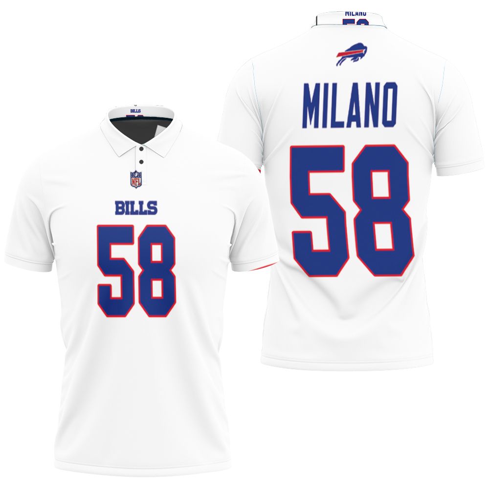 Design Buffalo Bills Matt Milano #58 Nfl Great Player American Football ...