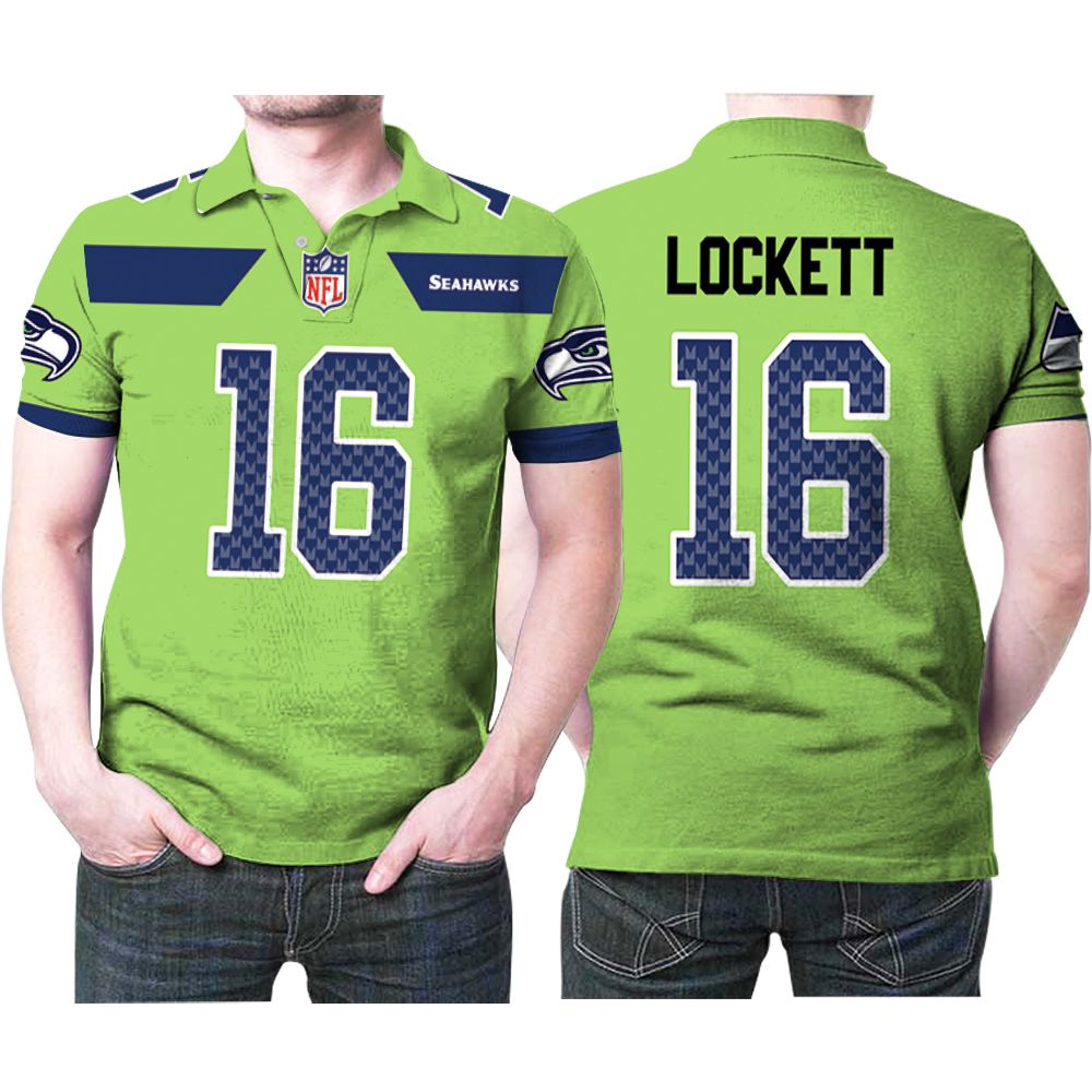 Design Seattle Seahawks Tyler Lockett #16 Nfl American Football Green ...