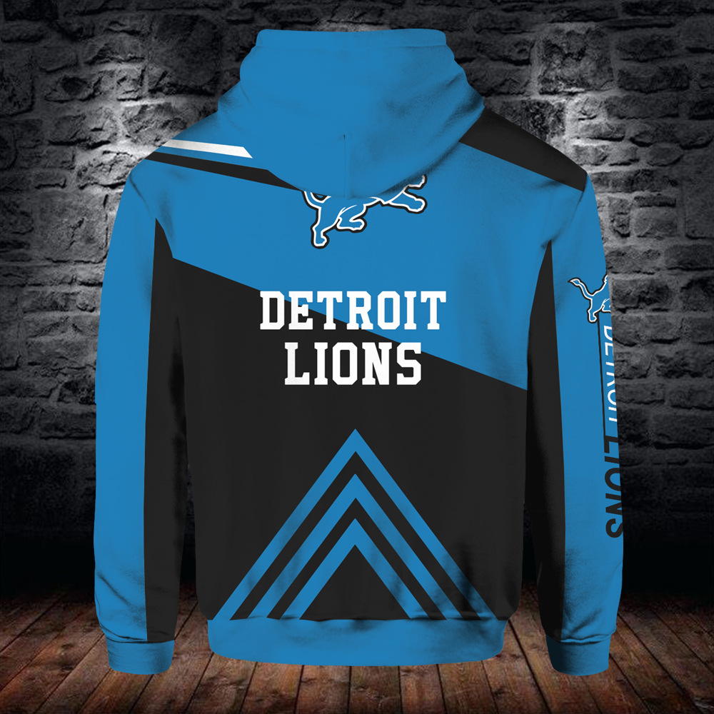 Detroit Lions Hoodie Cute Zip Hoodie Gifts for Fans - Bluefink