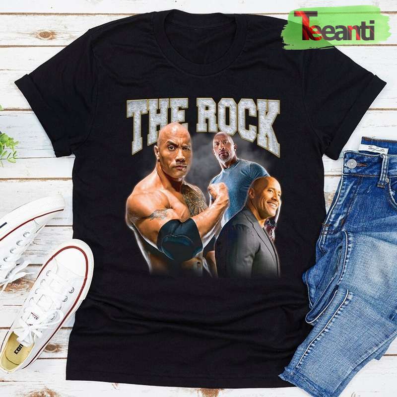Dwayne Johnson The Rock Fan Classic T-Shirt - Bluefink