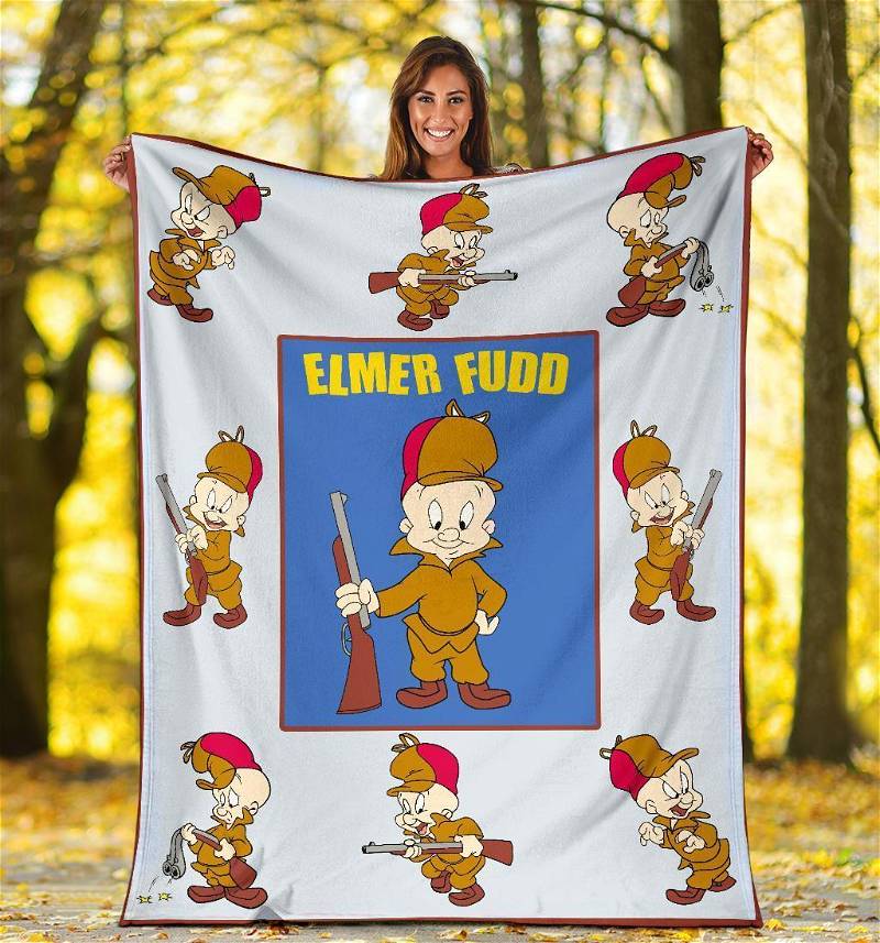 Elmer Fudd Looney Tunes Sherpa Fleece Blanket Gifts for Family, for ...