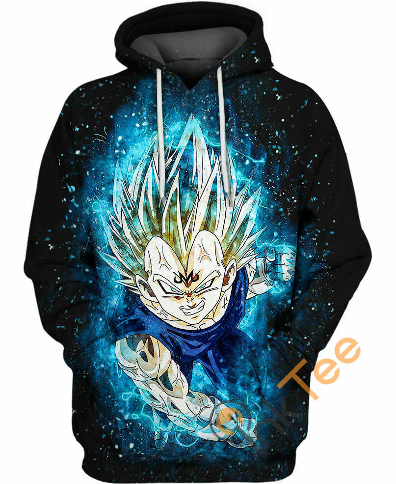 First-class Warrior Vegeta Hoodie 3D - Bluefink