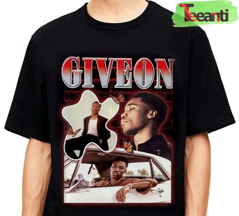 Giveon Retro 90S Favorite T-Shirt - Bluefink