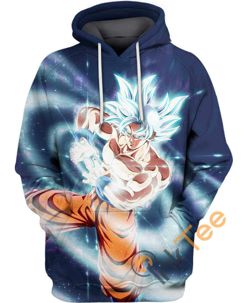 Goku Mastered Ultra Instinct Hoodie 3D - Bluefink