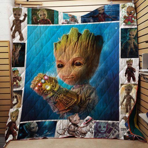 Groot I Am Groot Quilt - Bluefink
