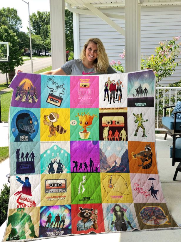 Guardians Of The Galaxy For Fans Star Lord Quilt Blanket - Bluefink