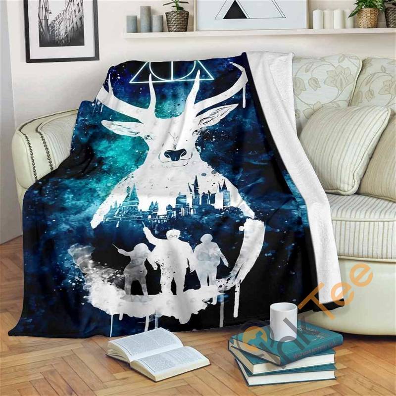 Harry Potter Art Sherpa Fleece Blanket Gifts for Family, for Couple ...