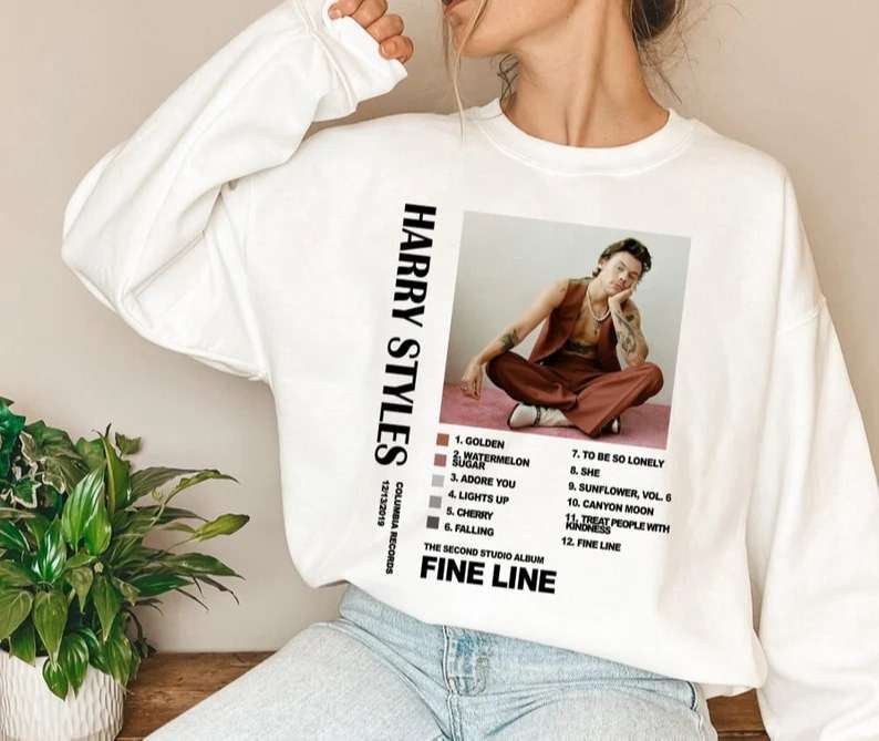 Harry Styles Fine Line Album T-Shirt - Bluefink