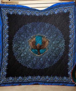 Hogwart House Ravenclaw Harry Potter Quilt Blanket Bedding Set - Bluefink