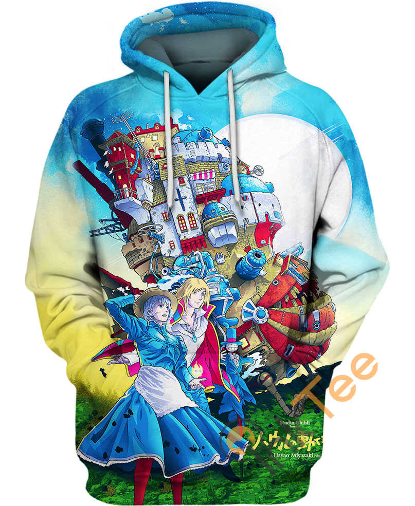 Howl?s Moving Castle Hoodie 3D - Bluefink