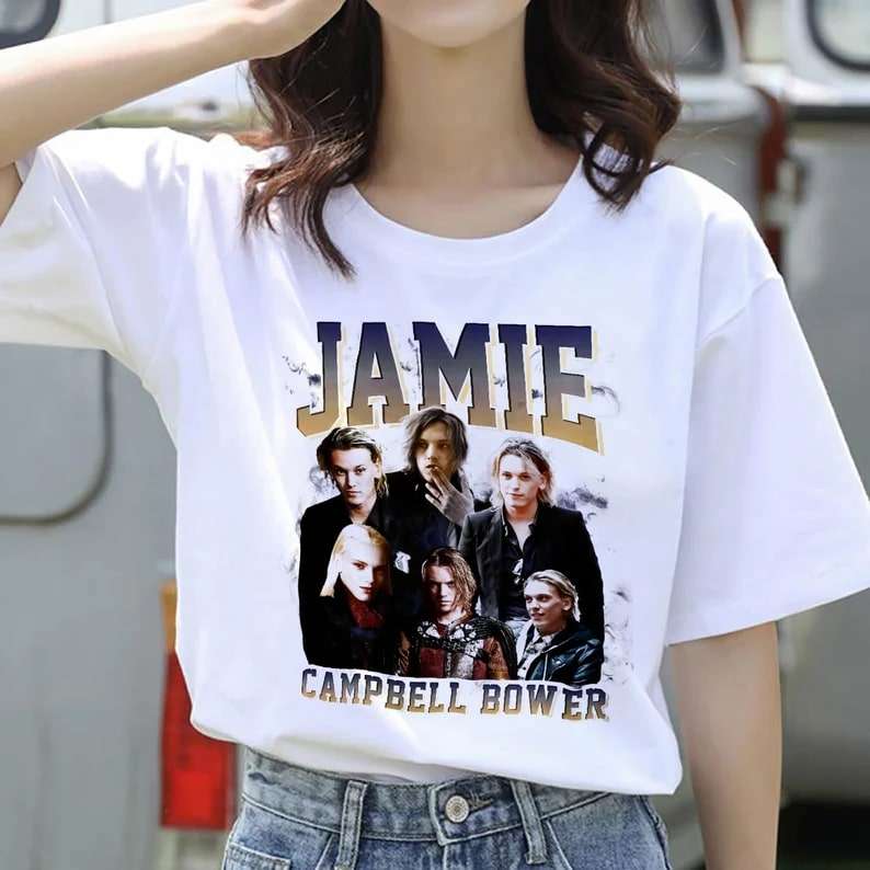 Jamie Campbell Bower T-Shirt - Bluefink