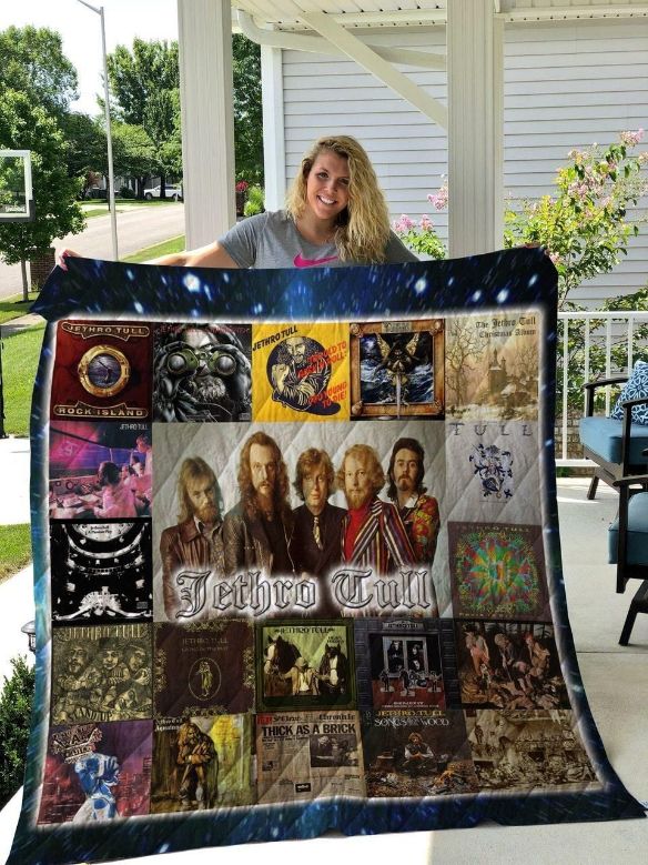 Jethro Tull Lp Album Quilt Blanket - Bluefink