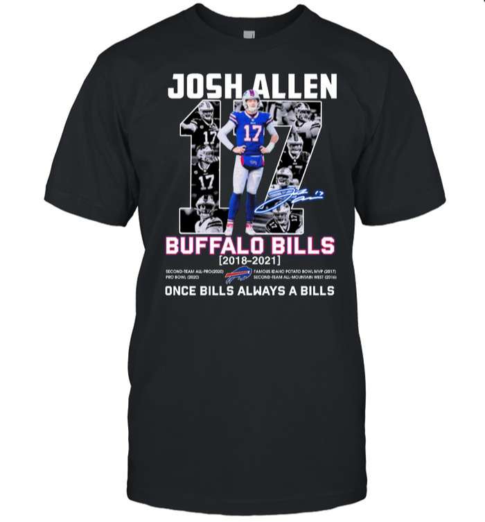 Josh Allen Barstool T-Shirt - Bluefink