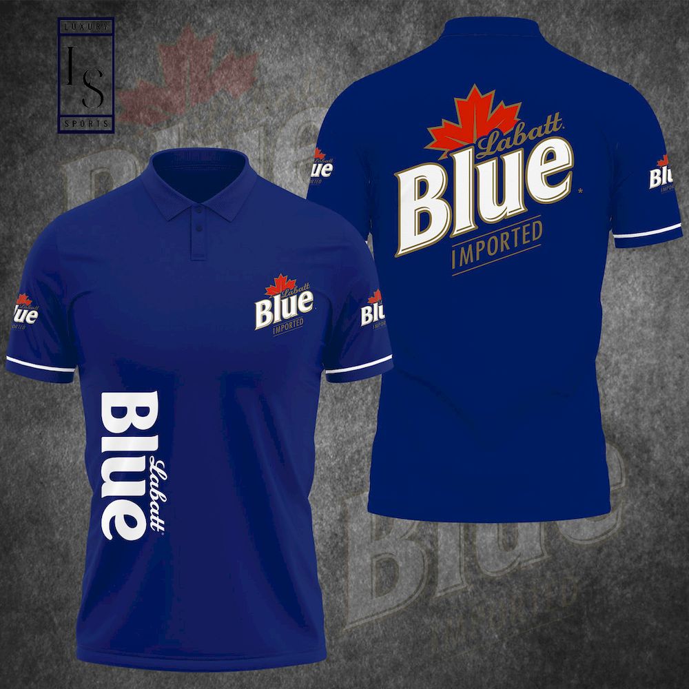 Labatt Blue Drinking Polo Shirt - Bluefink