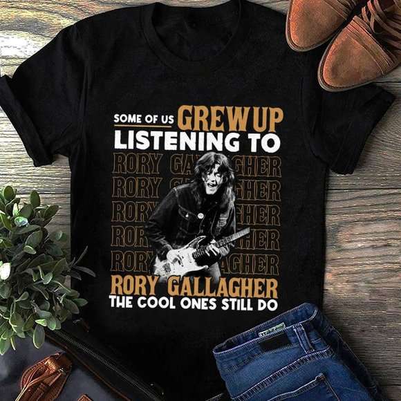Listening To Rory Gallagher T-Shirt - Bluefink