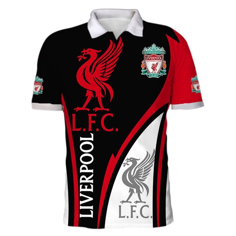 Liverpool FC Black Red Special Polo Shirt - Bluefink