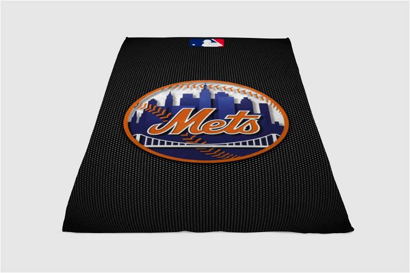 Logos And Uniforms The New York Mets Sherpa Fleece Blanket Gifts for ...