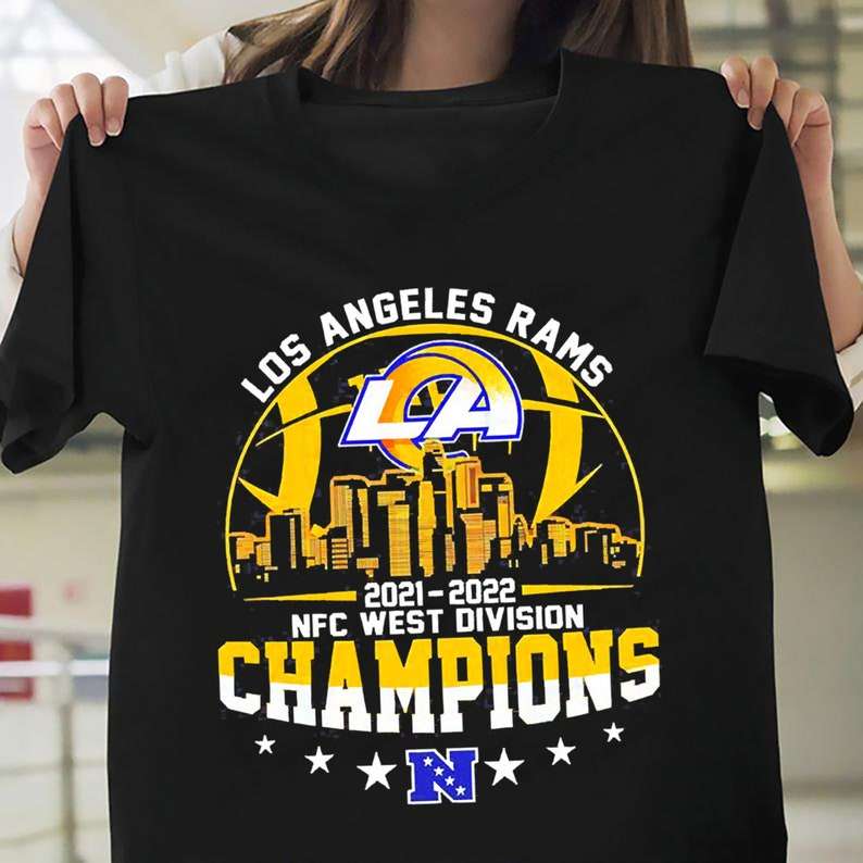 Los Angeles Rams 2021 2022 Nfc West Division Champions Shirt - Bluefink