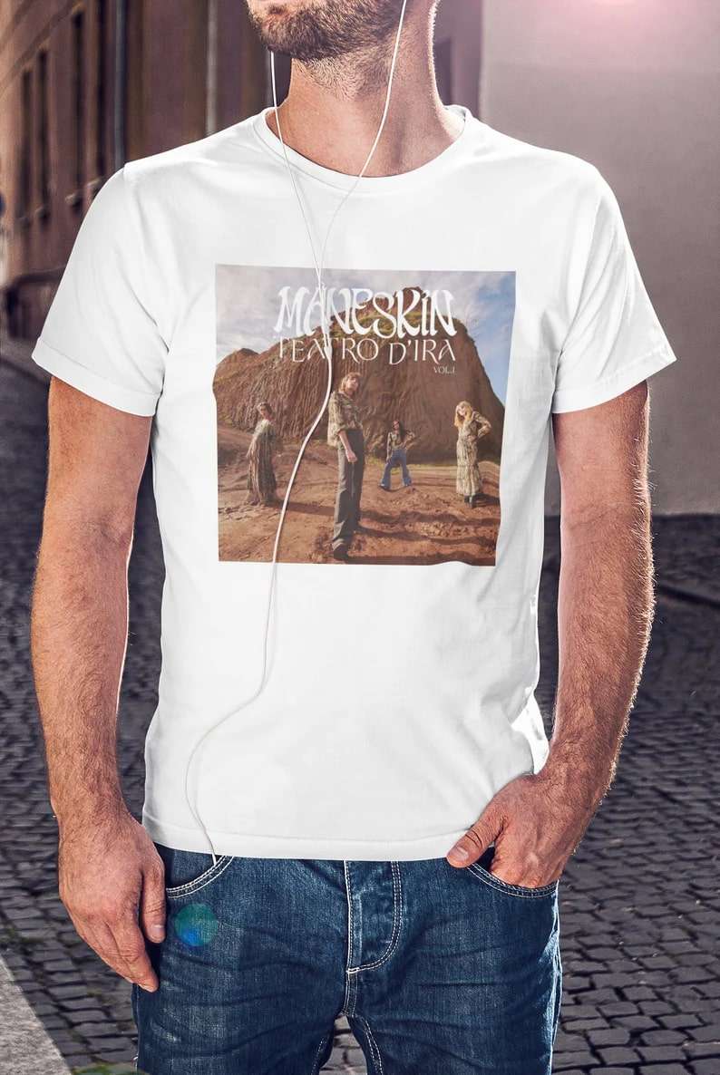 Maneskin Band Merch T-Shirt - Bluefink